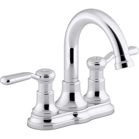 Sterling Ludington 2 Handle Centerset Bathroom Faucet Chrome City Mill