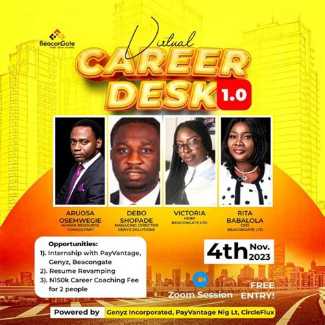 rita babalola on linkedin career desk 1 0 see link you are free to join us now 135…