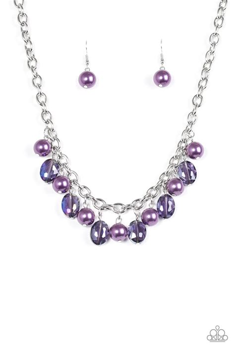 Paparazzi Necklace ~ Celebrity Status Purple Paparazzi Jewelry