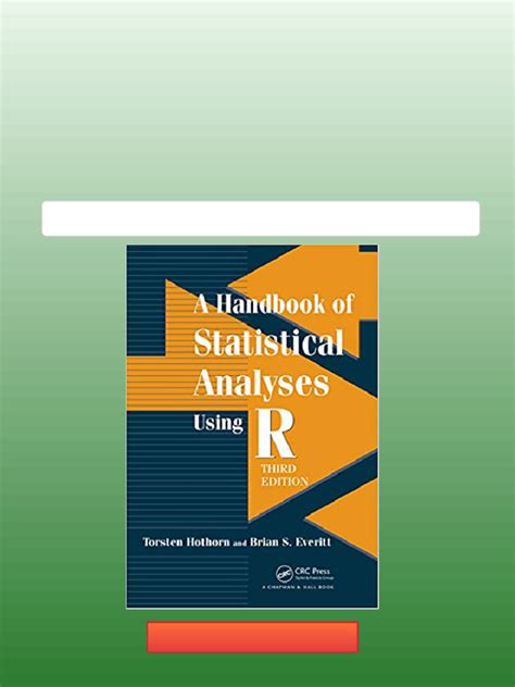Ebook Pdf A Handbook Of Statistical Analyses Using R 3rd Edition Pdf Download Pdf