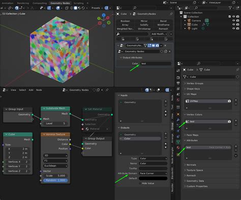 How To Output To A Vertex Color On A Geometry Nodes Generated Mesh