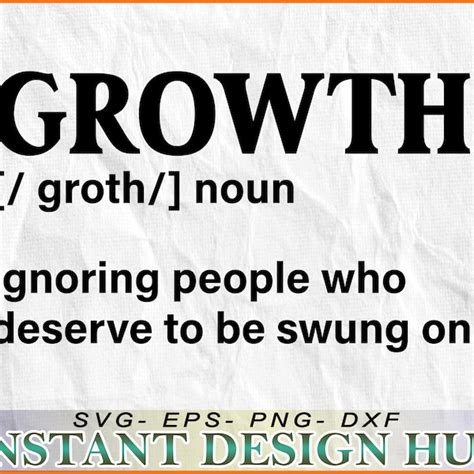 Growth Ignoring People Svg Etsy
