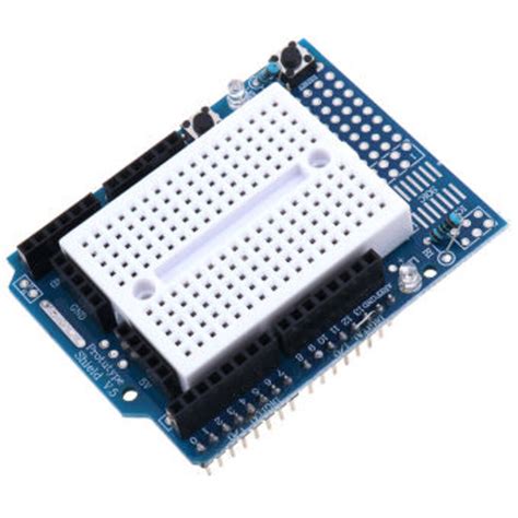 Protoshield Mini Breadboard Pcb Prototype Arduion Uno Shield Pcb Uno Prototype Shield พร้อม Mini