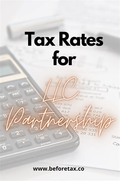 Everything About Llc Partnership Taxes Plus Tax Rates Artofit