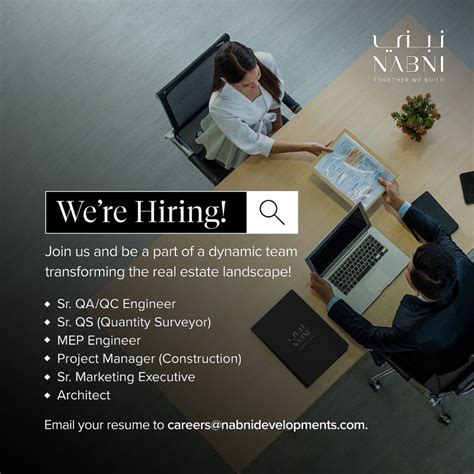 Qaqcengineer Quantitysurveyor Seniorengineer Projectmanager Architect Newhiring Mujeeb