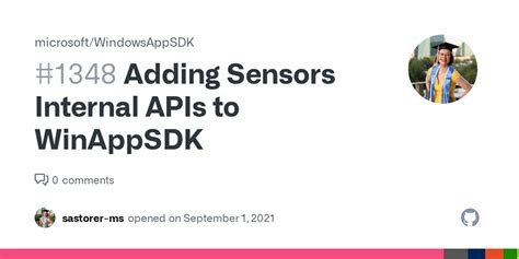 Adding Sensors Internal APIs To WinAppSDK Issue 1348 Microsoft