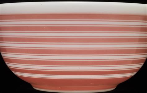Rainbow Stripes Pink Pyrex