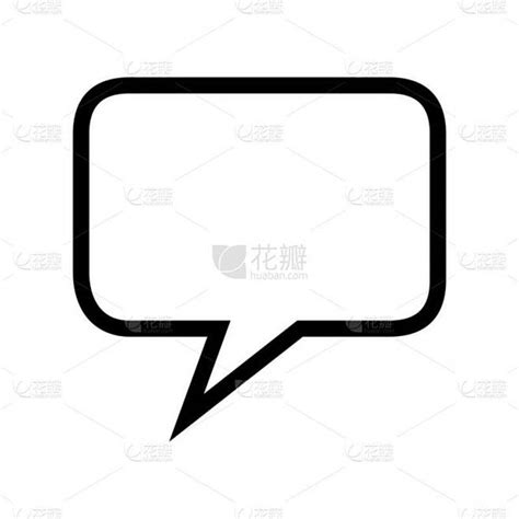 标注， 语音气泡图标 Vevctor