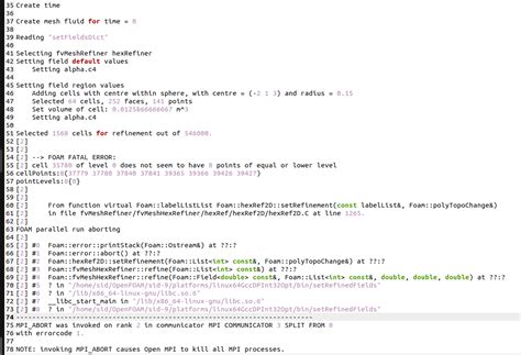 SetRefinedField On D Using Solids Foam Tutorial Issue Synthetik Technologies Blastfoam