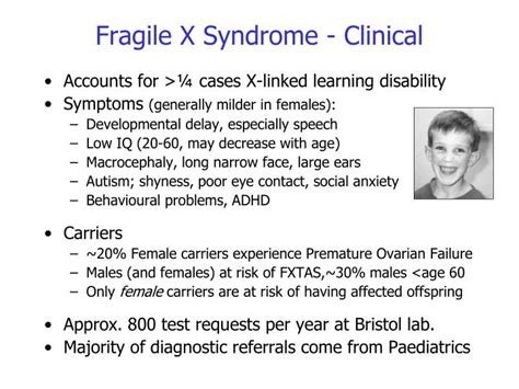 Fragile X Syndrome In Girls