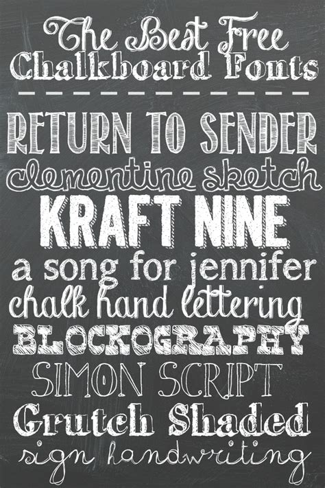 12 Favorite Chalk Fonts Images Favorite Chalkboard Fonts Best Chalkboard Fonts And Best