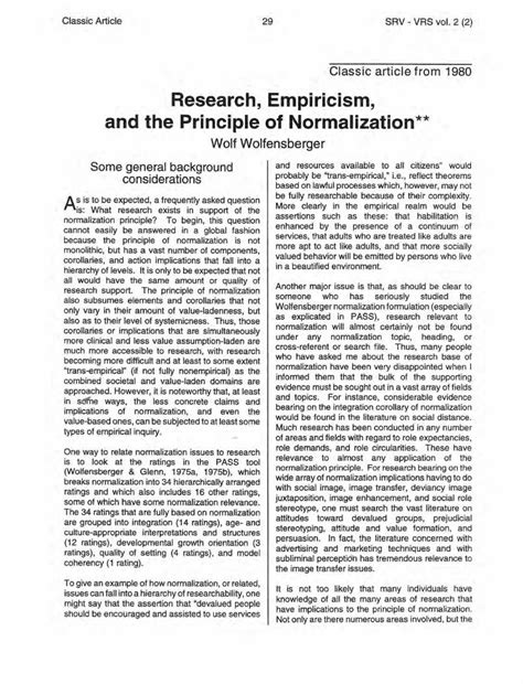 pdf research empiricism and the principle of normalization dokumen tips