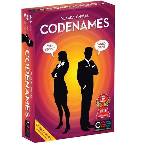 Codename Board Game By Czech Games Original Party Game Maya Toys