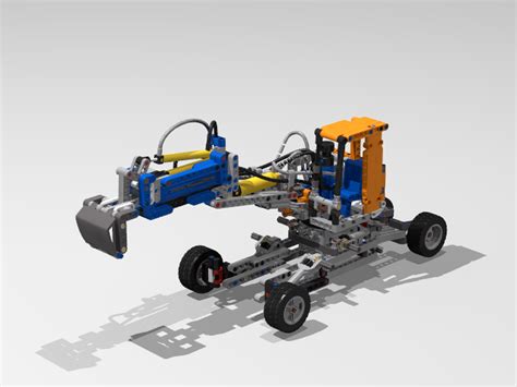 Lego Moc Menzi Muck By Smudge Rebrickable Build With Lego