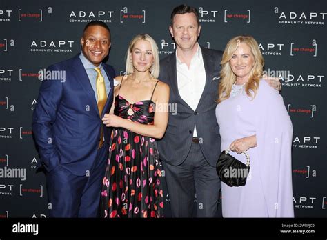 New York United States 13th Mar 2024 Craig Melvin Lindsay Czarniak