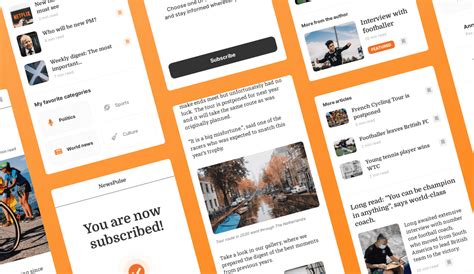 News App Template News App Ui Design Uizard