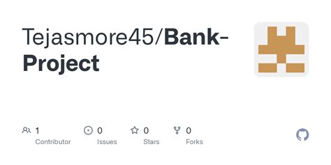 GitHub Tejasmore Bank Project