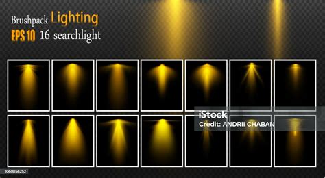 서치의 집합입니다 광원 콘서트 조명 강철 시경 벡터 빔 웹 디자인 일러스트 레이 션에 대 한 조명된 스포트 라이트 스포트 라이트 콘서트 0명에 대한 스톡 벡터 아트 및 기타