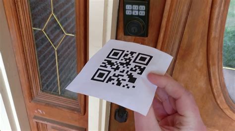 Unlock Front Door Via Qr Code Youtube