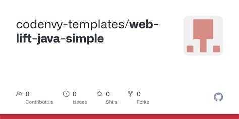 Github Codenvy Templatesweb Lift Java Simple