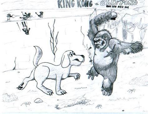 King Kong Vs Clifford By Operaghost21 On Deviantart