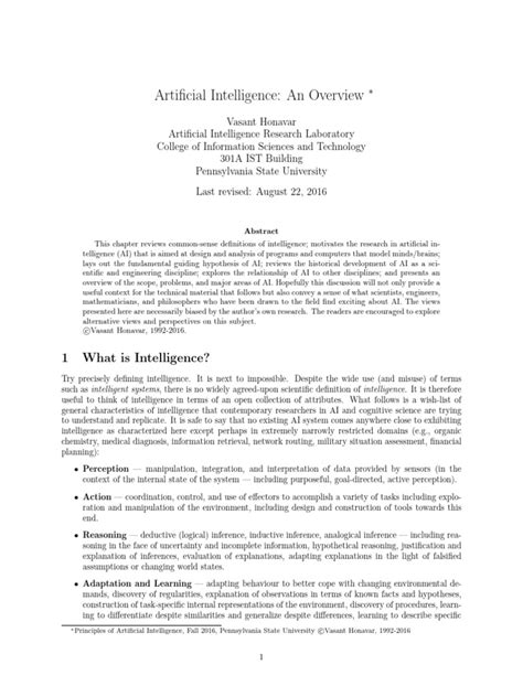 Handout 1 Ddddvdvdvdfdd Pdf Artificial Intelligence Intelligence