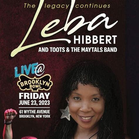 Leba Thomas On Linkedin Toots And The Maytals Brooklyn Bowl
