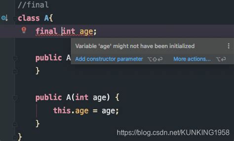 Java Fianl关键字的理解 Csdn博客
