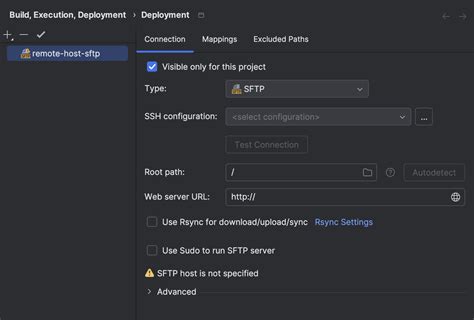 创建远程服务器配置 Intellij Idea 文档