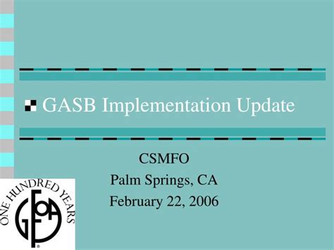 PPT GASB Implementation Update PowerPoint Presentation Free Download ID 4136321
