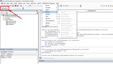 Refactoring In VBA With RubberDuck Rename A Class Access JumpStart