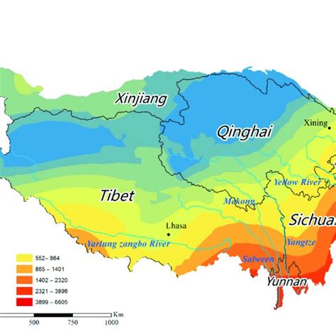 Spatial Distribution Of Rainfall Erosivity On The Tp During The Period Download Scientific