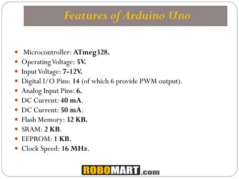 Ppt Arduino Uno R3 Projects Robomart Powerpoint Presentation Free