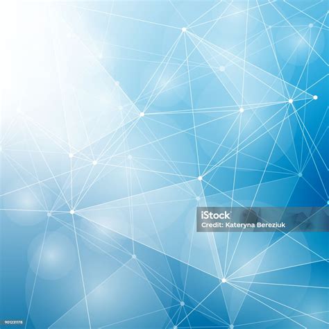 기하학적 추상 배경 연결된 라인 및 점입니다 분자 구조 및 통신 디자인에 대 한 과학적인 개념입니다 의료 기술 과학 배경입니다 벡터 일러스트 레이 션 0명에 대한 스톡 벡터
