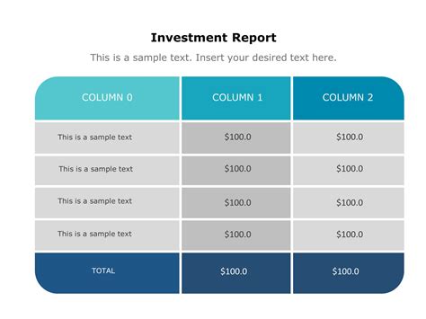 PowerPoint Table Template Slides SlideUpLift