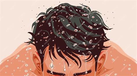 Seborrheic Dermatitis On Face And Hair Loss Infographic Premium Ai