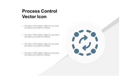Process Control Vector Icon Ppt Powerpoint Presentation Outline Skills
