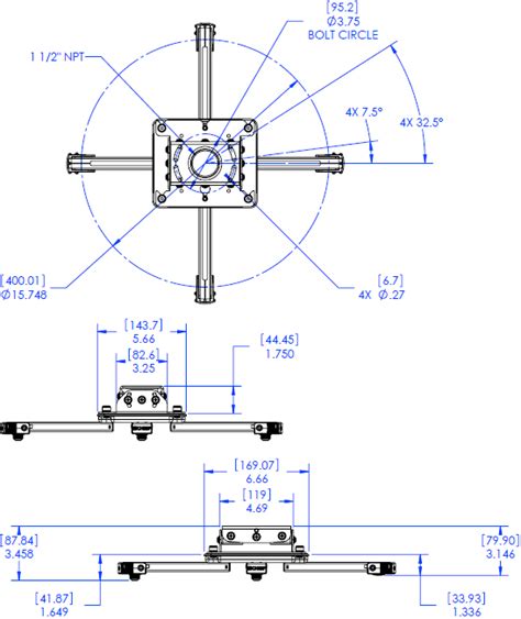 Chief Rpau Or Rpauw Universal Ceiling Projector Mount
