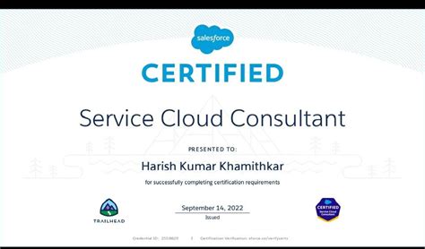 Harish Kumar On Linkedin Salesforcecertified Servicecloudconsultant Trailhead