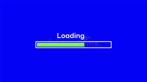 Blue Screen Loading Bar Downloading Bar Loading Screen Pixelated