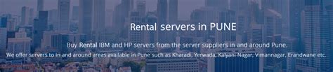 Dell HP IBM Servers On Rent Pune All Enterprise Servers Available On Lease In India