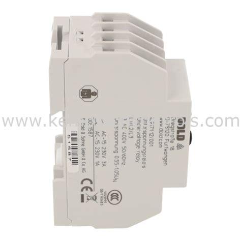 Dold Il917112001 Dold Undervoltage Relay 3 Phase 400v Ac Kempston Controls