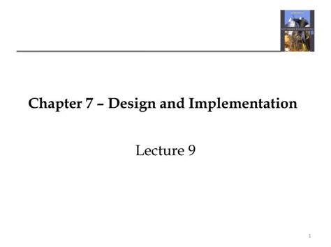 ppt chapter 7 design and implementation powerpoint presentation