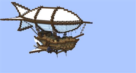 Minecraft Blimp Schematic Blimp Minecraft Map