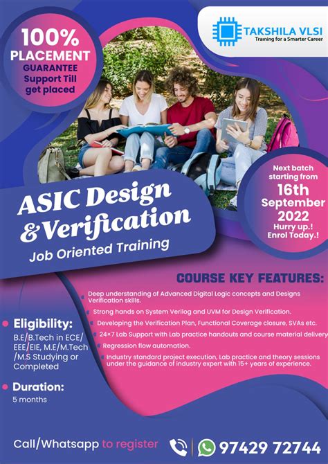 Takshila Institute Of Vlsi Technologies On Linkedin Asic Design
