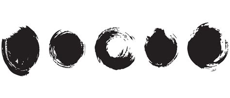 Hand Drawn Grunge Ink Rings For Creatives 67214081 Vector Art At Vecteezy