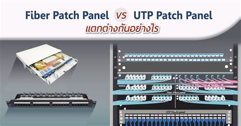 Fiber Patch Panel vs UTP Patch panel ตางกนอยางไร BISMON All of Comunication Products