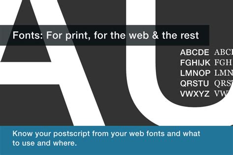 Fonts For Print For The Web And The Rest Aubergine
