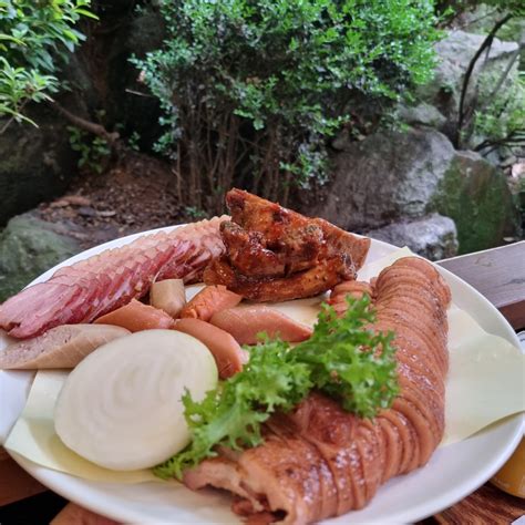 부천 까치울역 오리고기 맛집 오리참나무장작구이 야외정원 맛집 모듬b세트 메뉴 주차 네이버 블로그