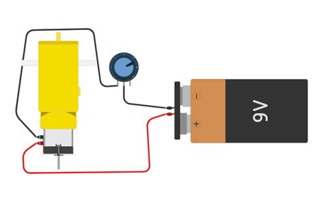 Circuit Design Motor Y Resistencia Variable Tinkercad